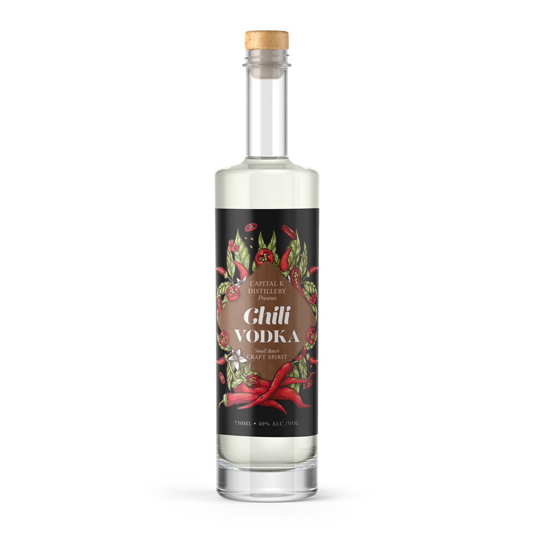 Capital K Presents Chilli Vodka 750mL – Capital K Distillery - Made by ...